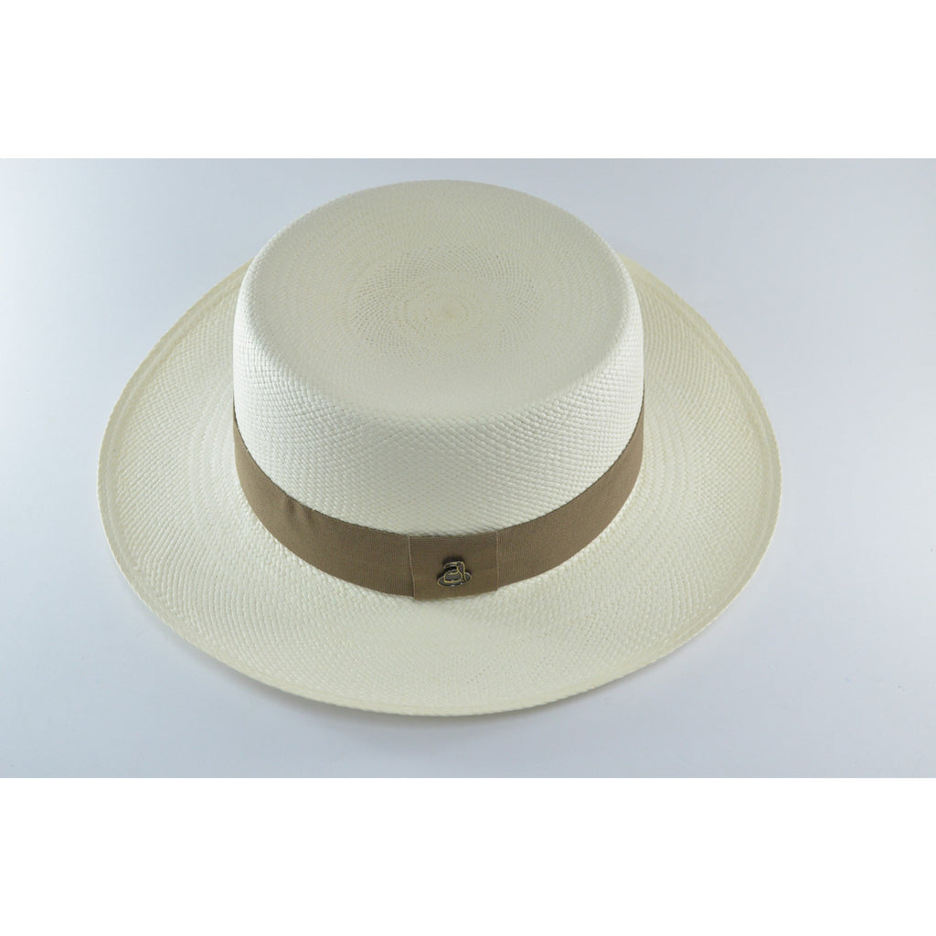 Boater Panama Hat made in Ecuador available in NZ from CAUS