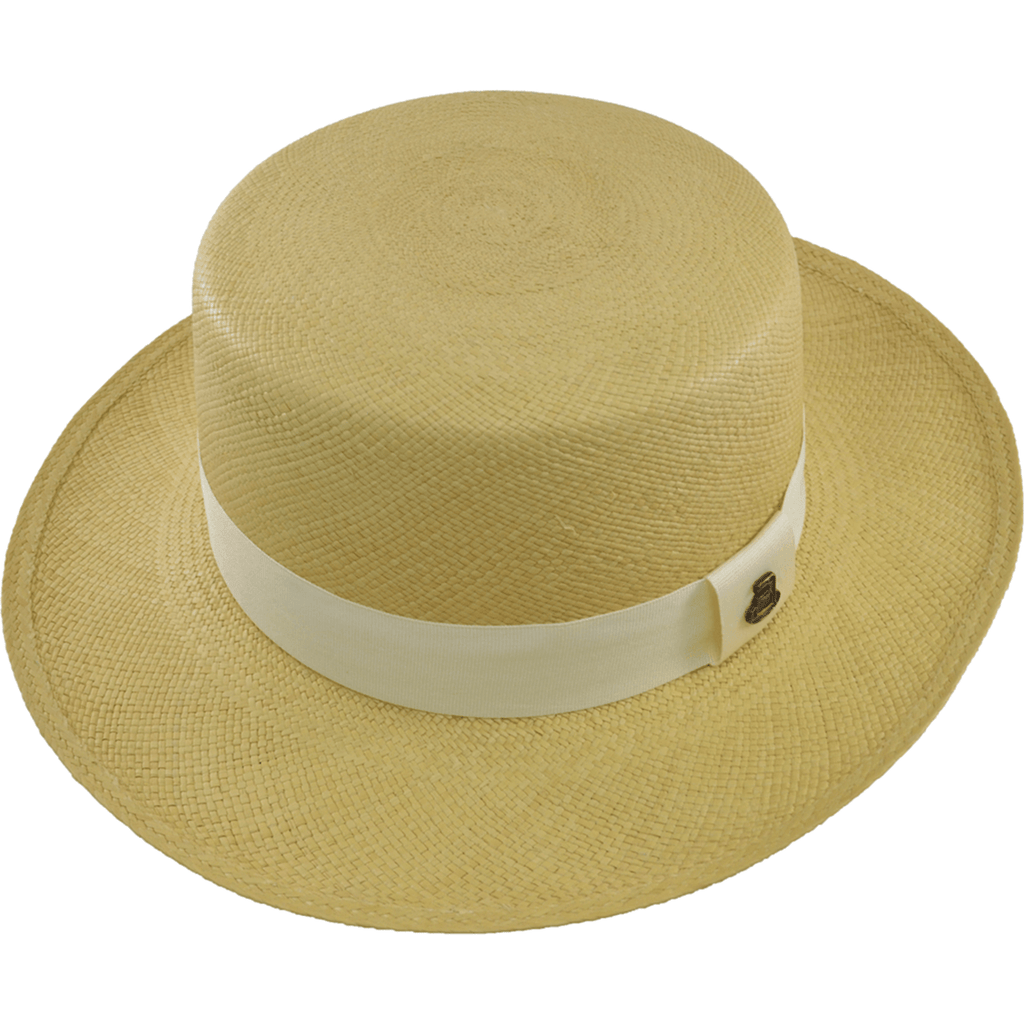 Boater Panama Hat made in Ecuador available in NZ from CAUS